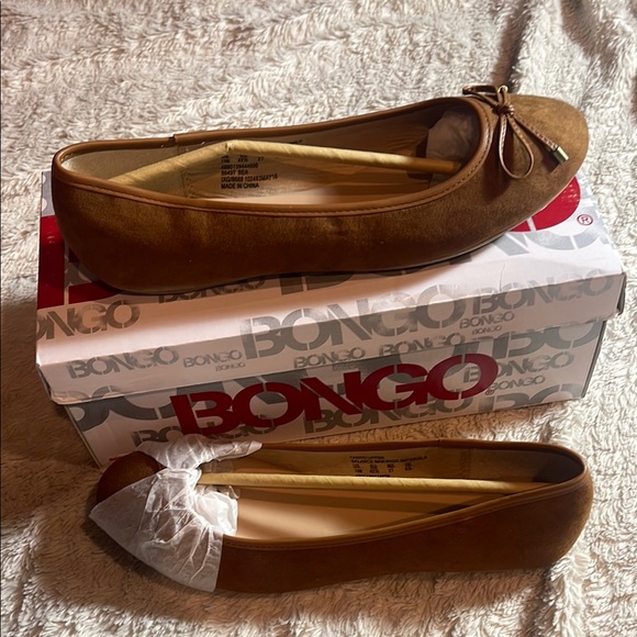 BONGO | Shoes | Bongo Brown Suede Flats With Rounded Toe New | Poshmark
